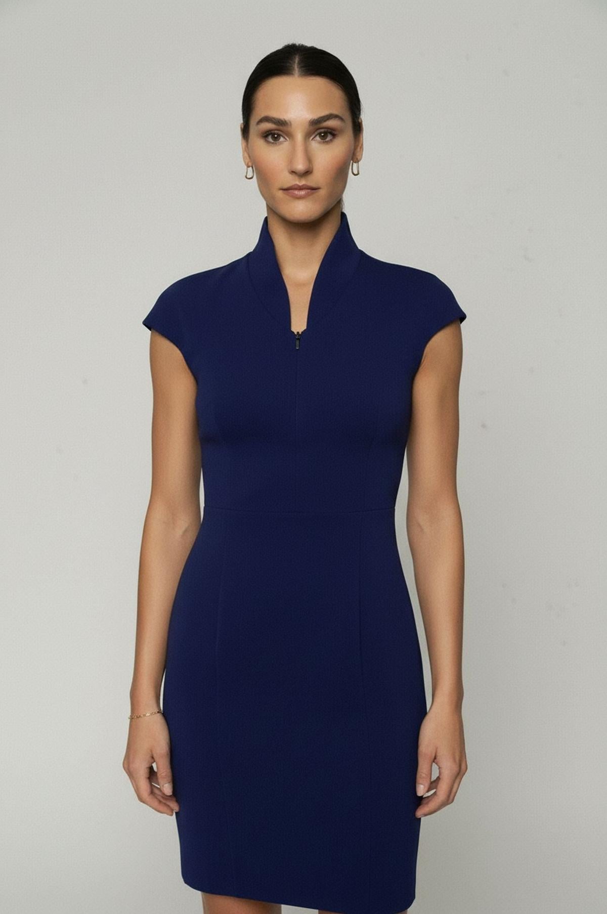 Evelyn Dress | Blueberry | Women Office & TV Attire | Nora Gardner