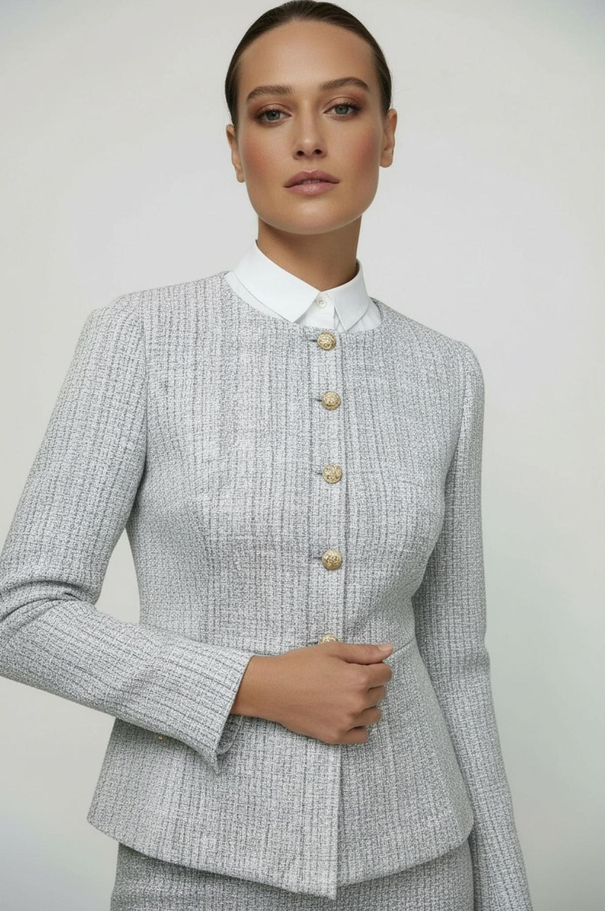 Ingrid Jacket | Sky Blue | Women's Blazer | Nora Gardner